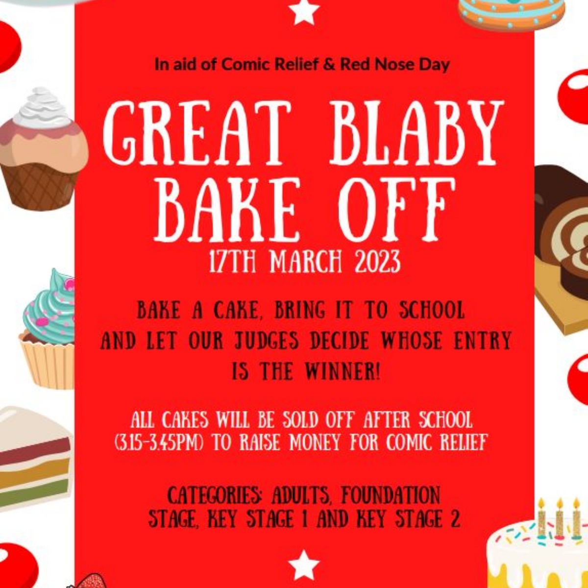 Blaby Stokes CE Primary School - Great Blaby Bake Off Coming Soon!